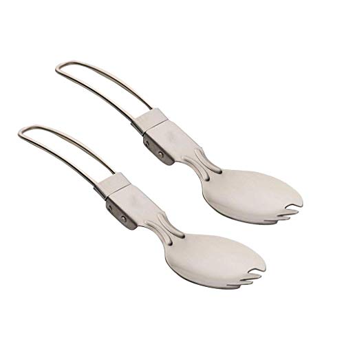 round Table Set for 8 Portable Folding Dual-use Cutlery Spoon Steel Spoon Stainless With Fork Fork Kitchen,Dining & Bar Dining Table with Storage Set for 4