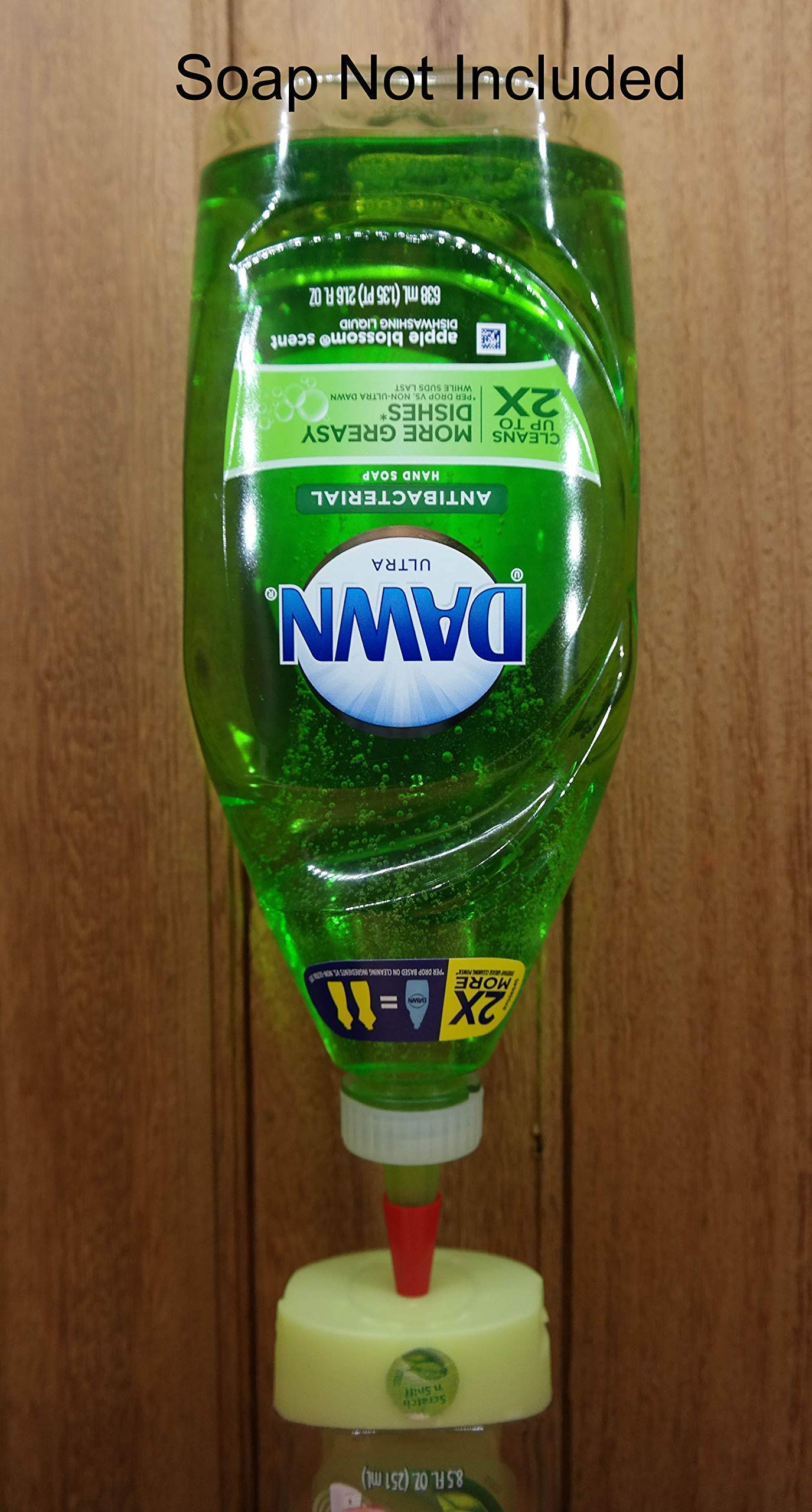 Transfer Cap For Your Lysol No Touch Auto Soap Dispenser - Refill With Your Own Hand or Dish Soap (soap not included)