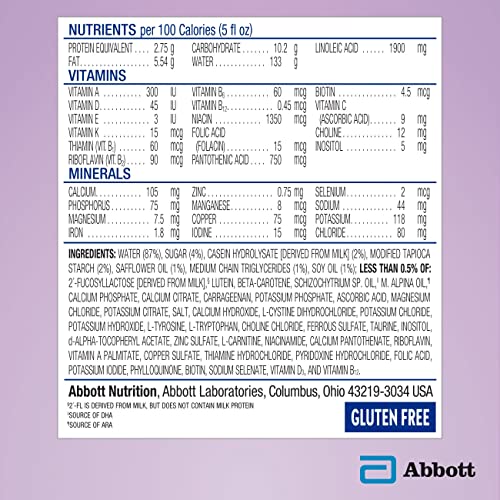 Similac Alimentum with 2’-FL HMO Hypoallergenic Infant Formula, for Food Allergies and Colic, Suitable for Lactose Sensitivity, Ready-to-Feed Baby Formula, 32-fl-oz Bottle