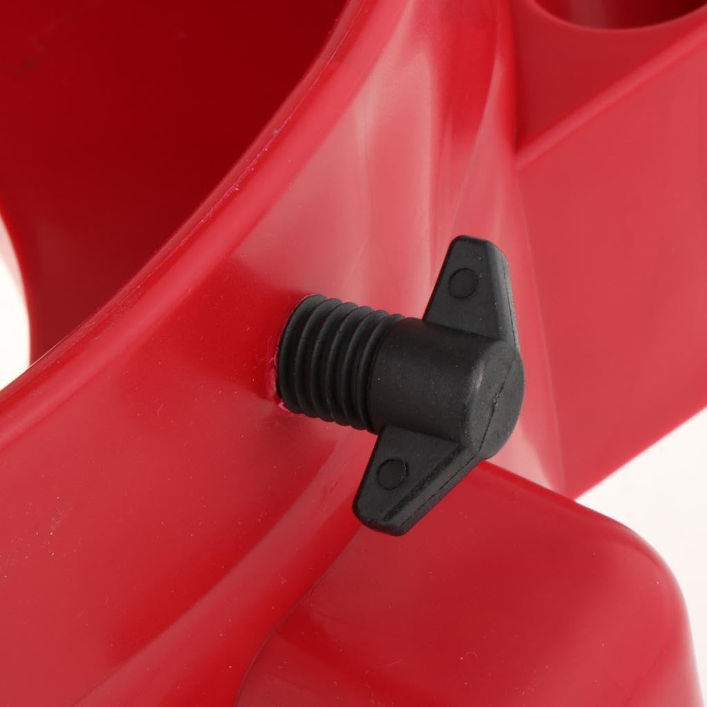 MagiDeal Car Wash Bucket Dolly Rolling Bucket Dolly Heavy Duty Wear Resistance Round Automotive Accessory for Painting Assistance