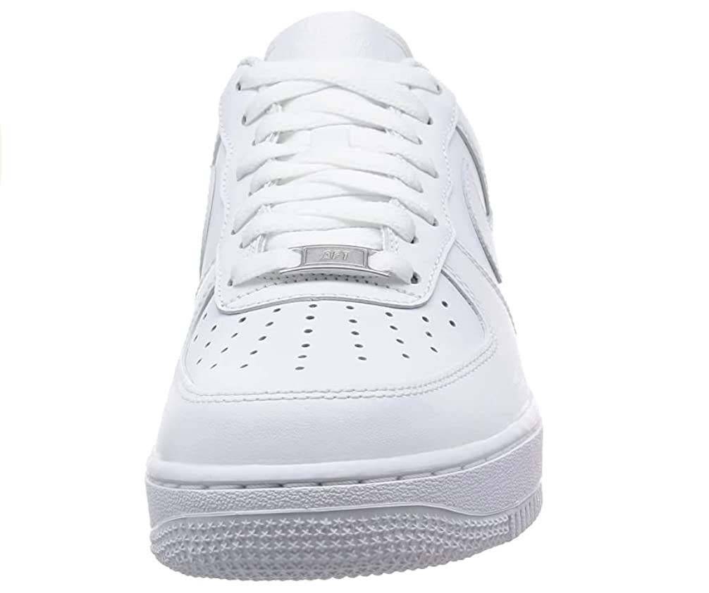 Nike Men's Air Force 1 Shoe, Pure Platinum/White/Pure Platinum, 10