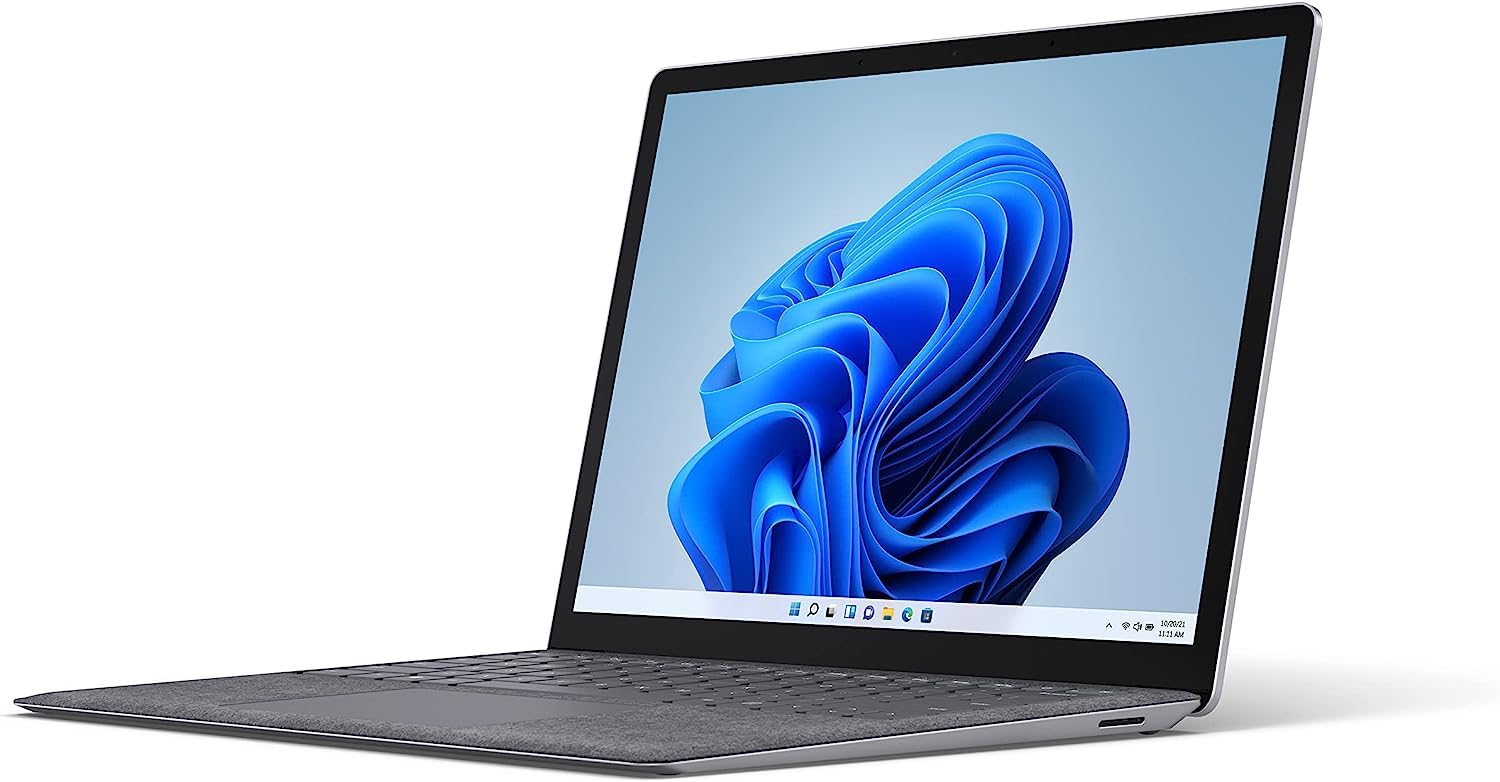 Microsoft Surface Laptop 4 Commercial: Touchscreen Windows Laptop with AMD Ryzen 5 4680U, 16GB RAM, 256GB Removable SSD - Windows 10 Professional (Renewed)