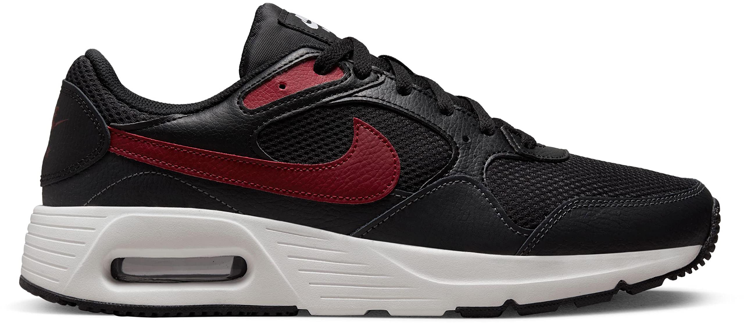 Nike Men's Air Max SC Running Shoes, Black/Team Red-Anthracite, 9 M US