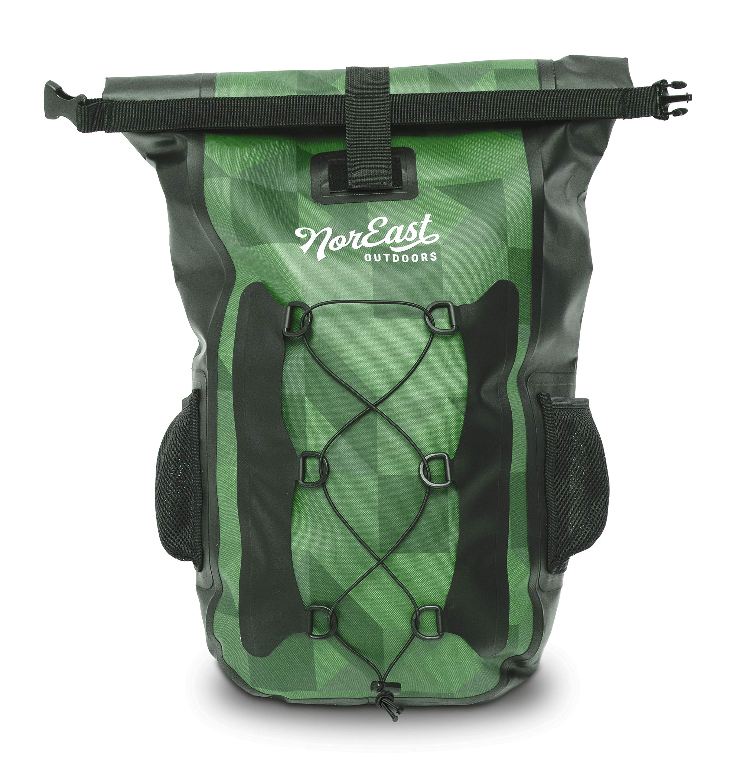NorEast Outdoors Shelter 45 Liter Waterproof Backpack β Waterproof Roll-Top Dry Bag (Forest/Black)