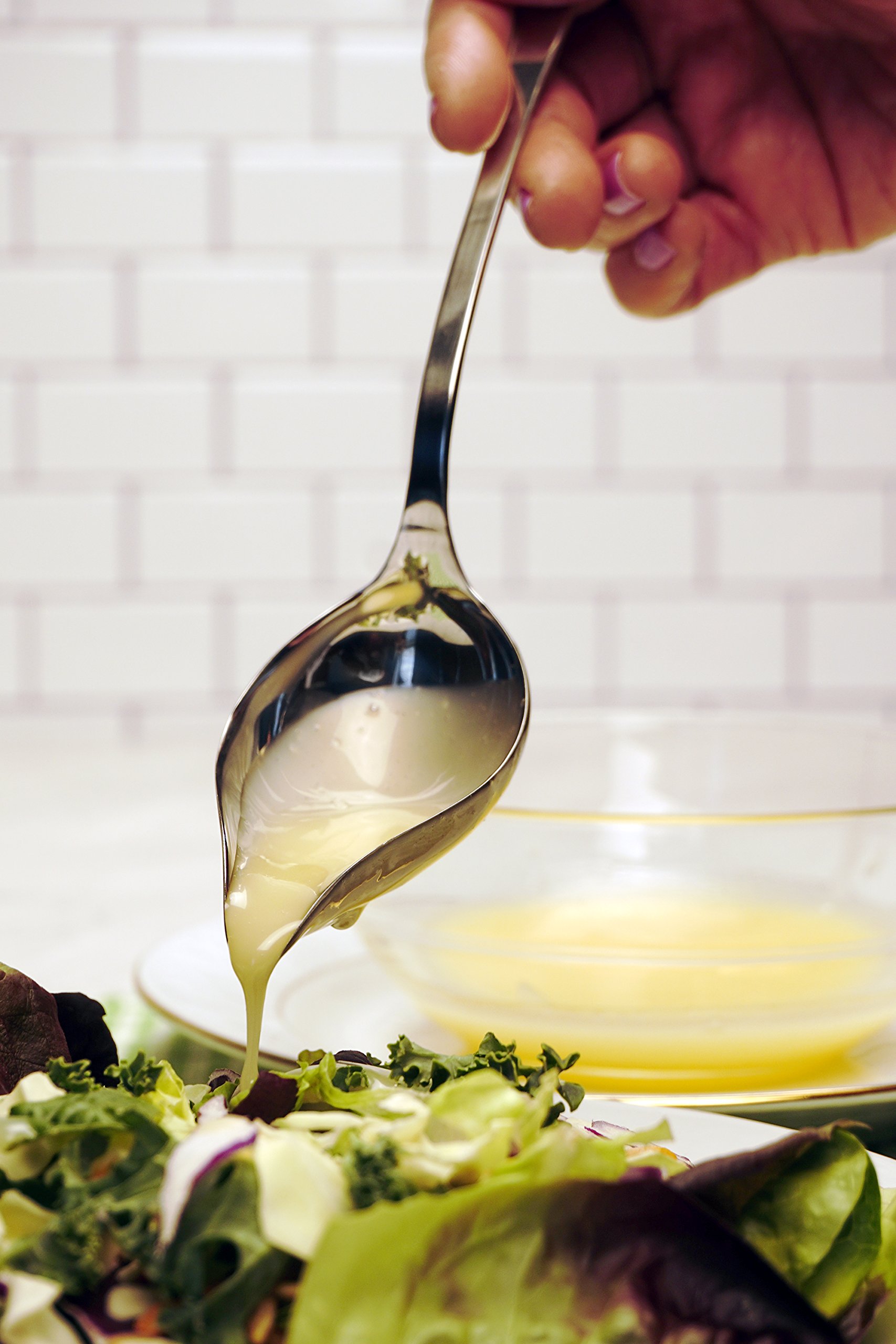 RSVP International Endurance Culinary Sauce Spoon, Mini Ladle with Gravy Pour Spout, Dishwasher Safe, 18/8 Stainless Steel, 9x1.75x2"