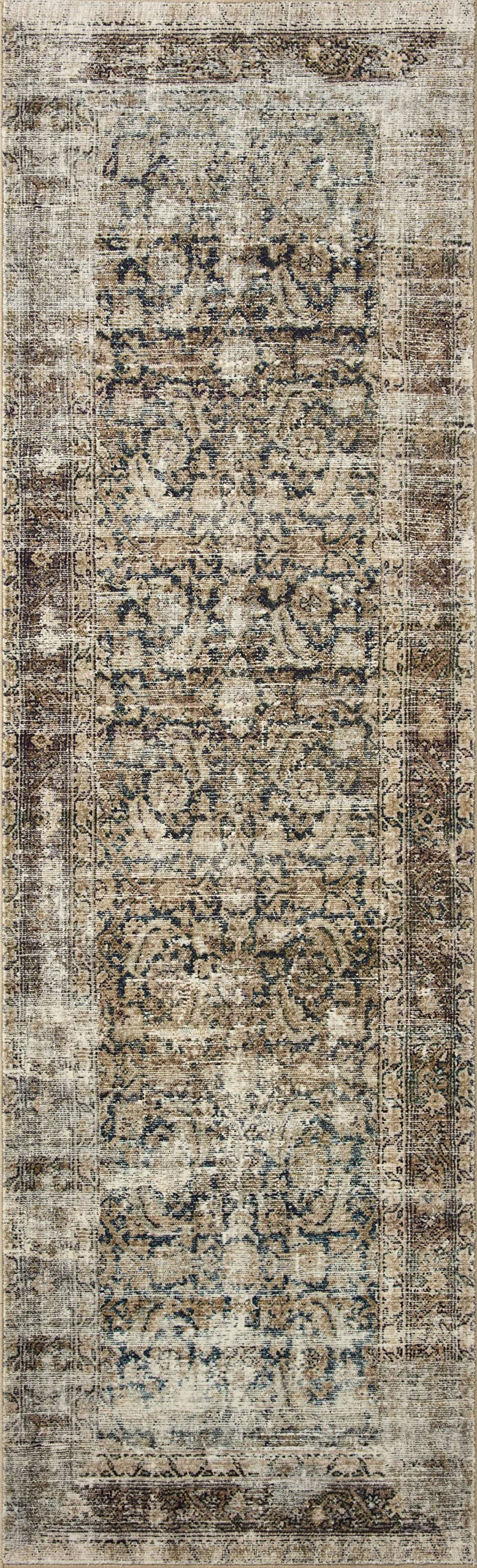 Loloi Amber Lewis x Morgan Navy/Sand 8'-3" x 11'-3" Area Rug