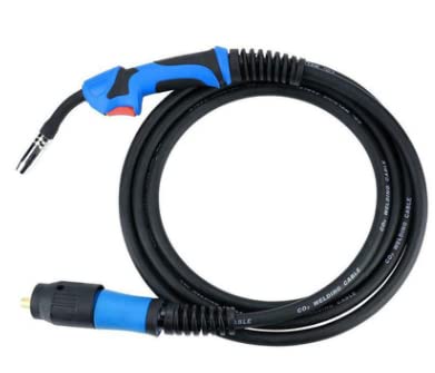 YILIKISS 15Ft MIG Welding Gun Euro Connector, Welding Gun Torch Welder Gun Stinger Replacement for 180A-500A Welding Machine fit 0.8 1.0 1.2mm Wire