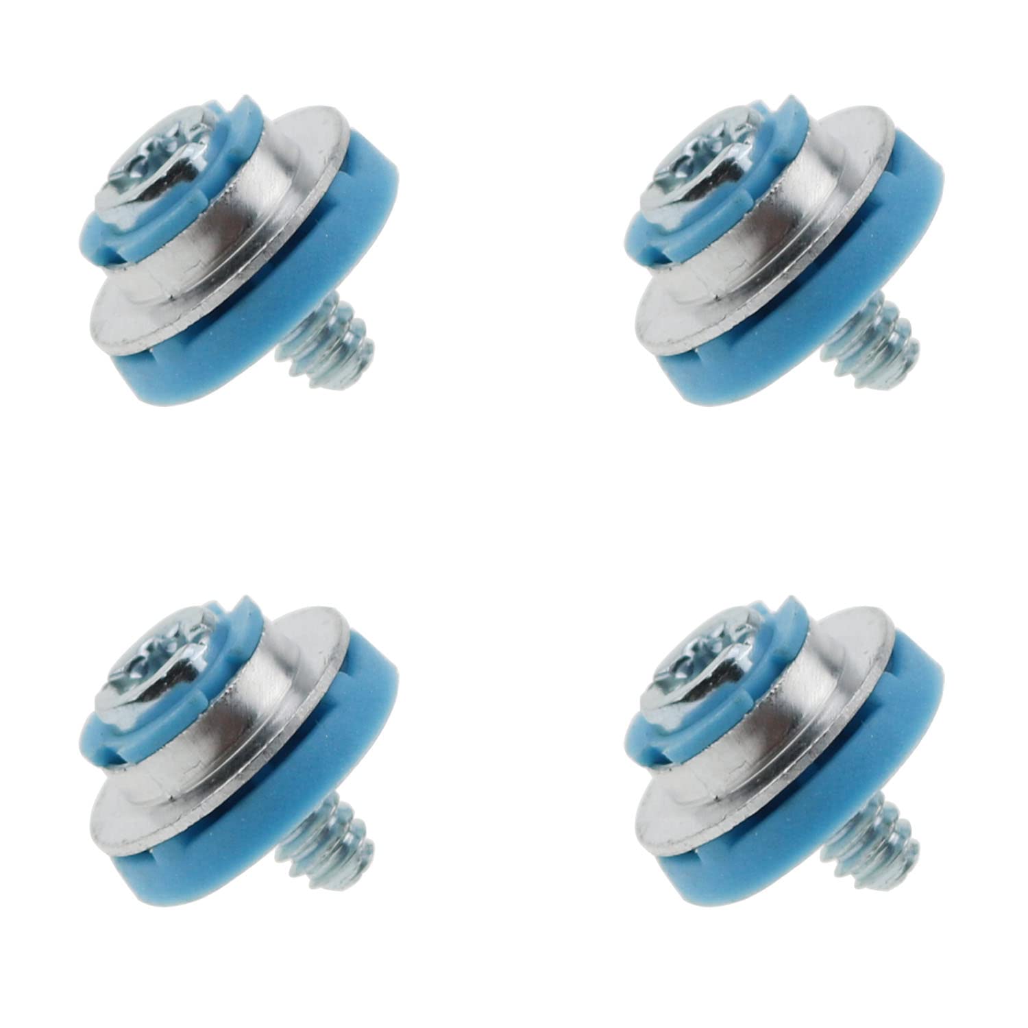 ZZHXSM 4pcs Hard Drive Mounting Screw Blue Rubber Pad Hard Drive Isolated Installation Screws for HP 3.5 HDD DC7800 DC7900 8000 8100 Z400 Z600 Screws