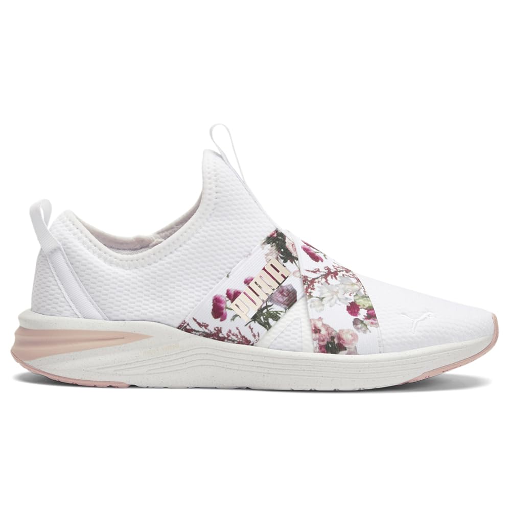 Puma Womens Better Foam Prowl Floral Slip On Training Sneakers Shoes - White - Size 7.5 M