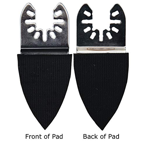 XXGO 52 Pcs Finger Oscillating Multi Tool Sanding Pads Accessories Kits Compatible with Bosch, Chicago, Craftsman, Dremel, Fein, Harbor Freight, Makita, Milwaukee, Porter Cable, Ridgid XG3052