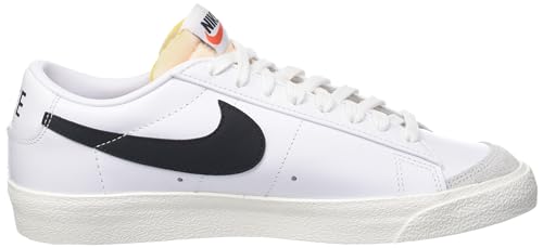 Nike Men's Low '77 Vintage Shoes Blazer, White/Black/Sail, 10