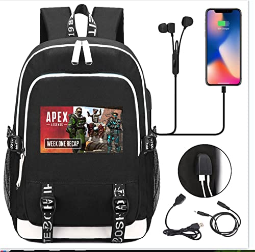 Piatek Youth Venom Knapsack-Waterproof Canvas Casual Daypack Lightweight Laptop Bag with USB Charging Port