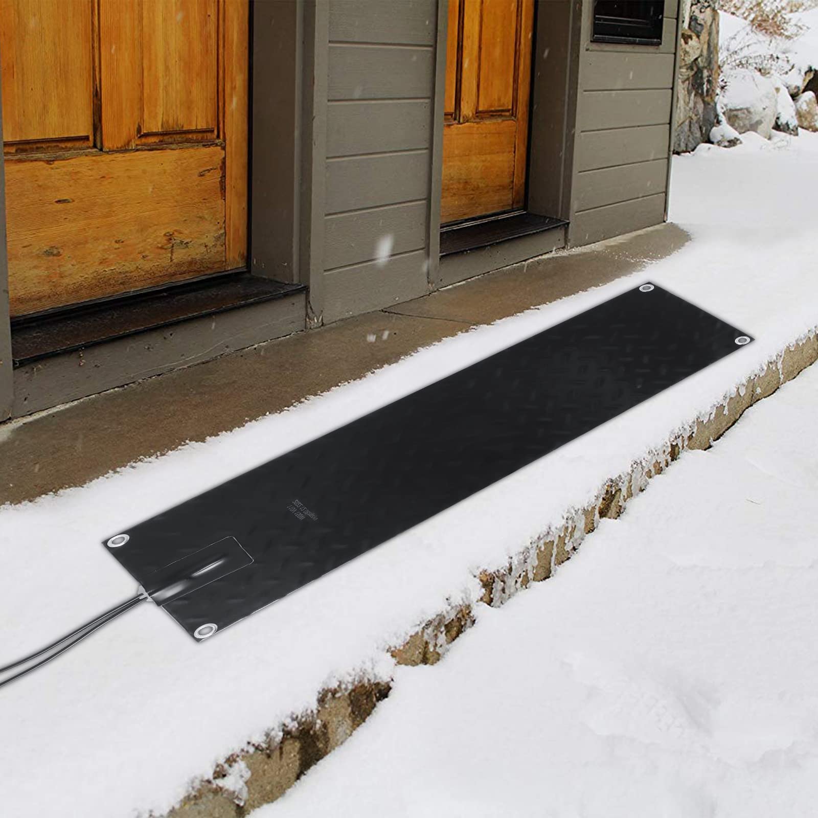 Snow Melting Walkway Mat πΌπππππ
ππ
10βπ 30β πΊπππ π΄ππππππ π΄πππ Melting Speed Heated Outdoor Mats for Winter Stairs No-Slip Rubber Heated Driveway Pad 10βx 30β