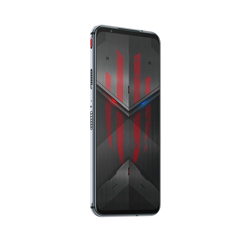 nubia RedMagic 5S Gaming Phone 8GB RAM + 128GB ROM/Smartphones with Qualcomm Snapdragon 865/144Hz: Refresh Rate 6.65″ AMOLED Display/64MP Triple Camera(Silver