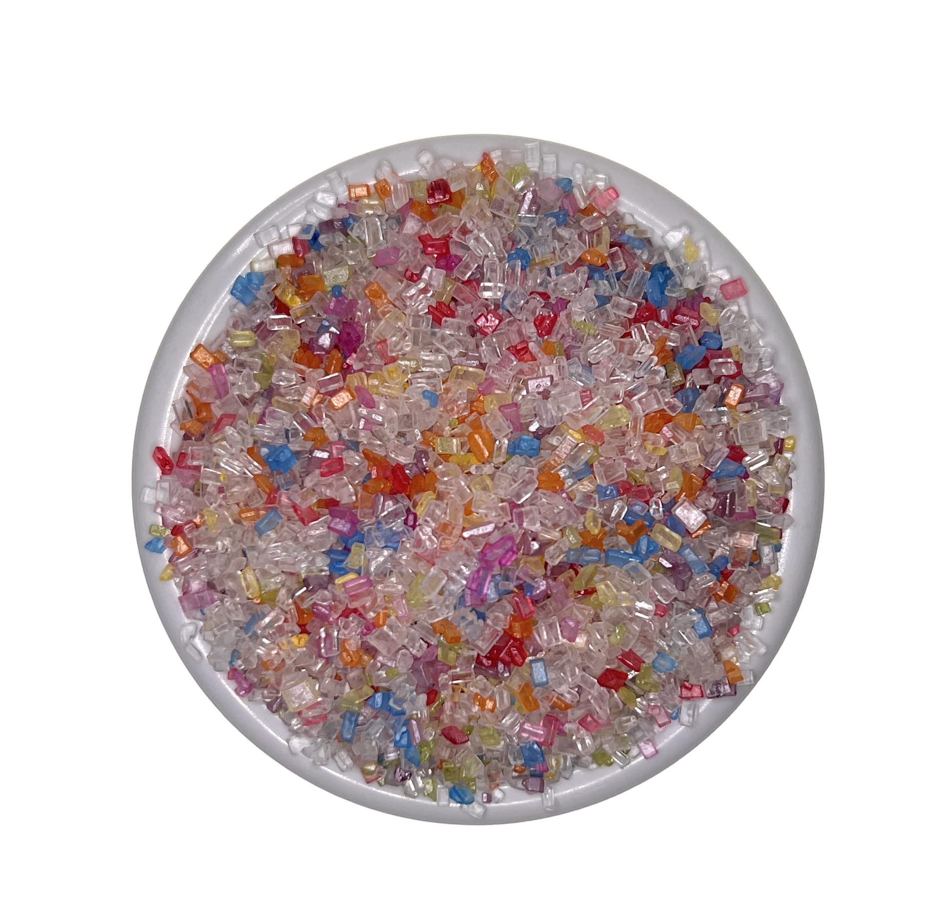 Snowy River Pride Mix Cocktail Sugar - Kosher Rainbow Cocktail Rimmer and Coffee Rimmer (4 Ounce Bag)