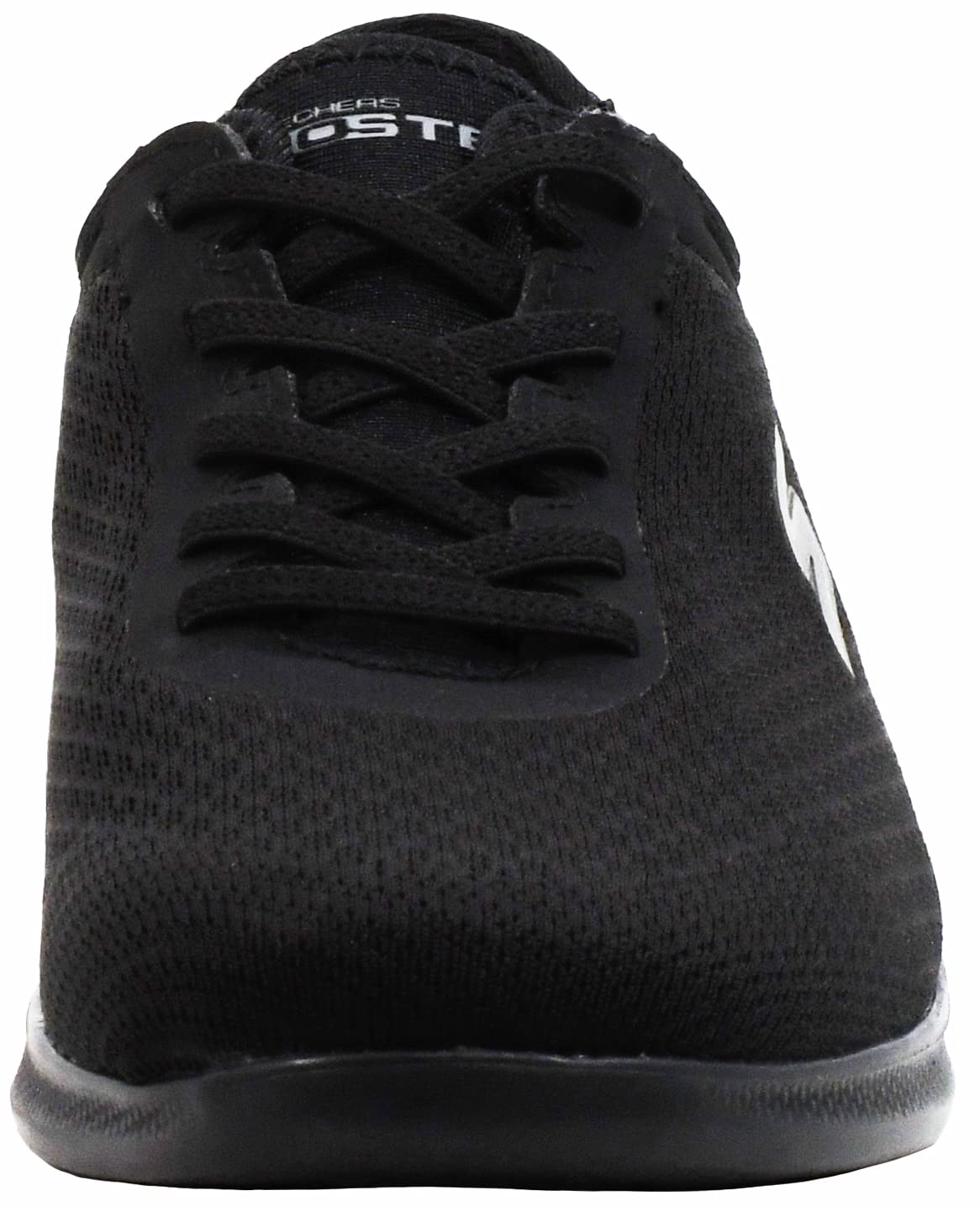 Skechers Women's Go Step Lite Dashi Walking Shoe,Black Mesh,9 M US