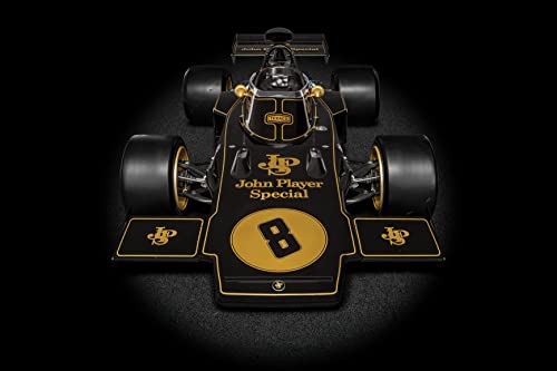 Pocher Lotus 72D John Player Special Emerson Fittipaldi 1972 British Grand Prix 1:8 Scale Diecast Model Kit HK114