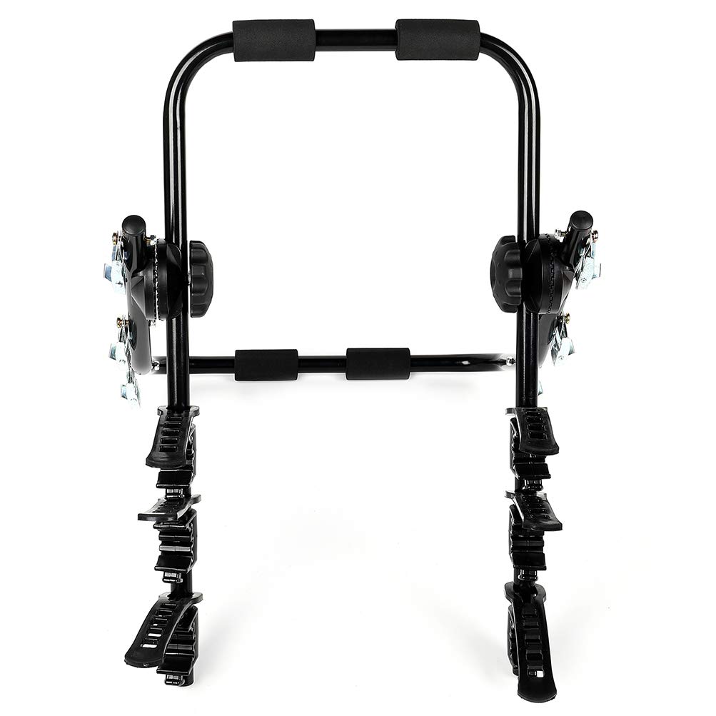 ROADFAR 3 Bikes Car Trunk Mount Carrier Rack Bicycle Racks with Straps fit for Trunk, SUV, Vans & More Bike Rack Bicycle Car Racks