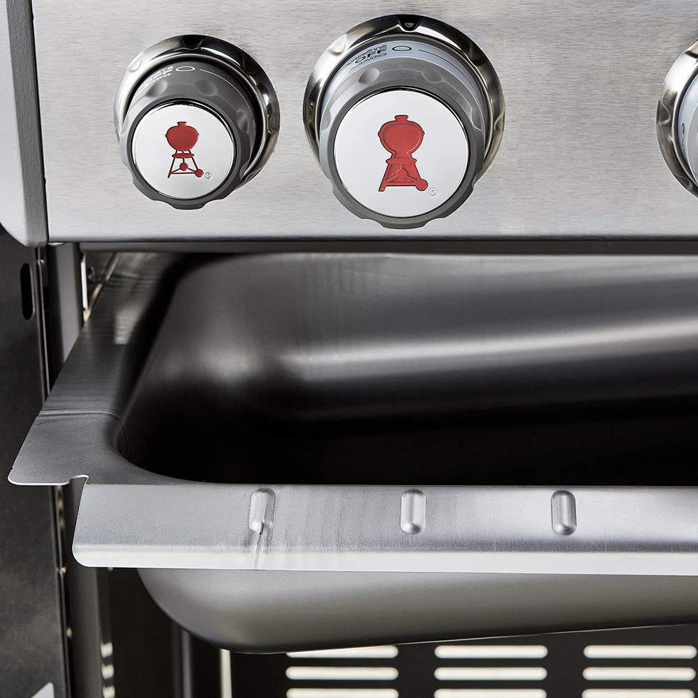 Weber Summit S-670 6 Burner Stainless Steel Natural Gas Grill Center