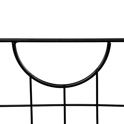 Spectrum Utility Wire Basket (Black) - Storage Bin & Décor for Bathroom, Closet, Pantry, Under Sink, Toy, Shelf, Kitchen, & Nursery Organization