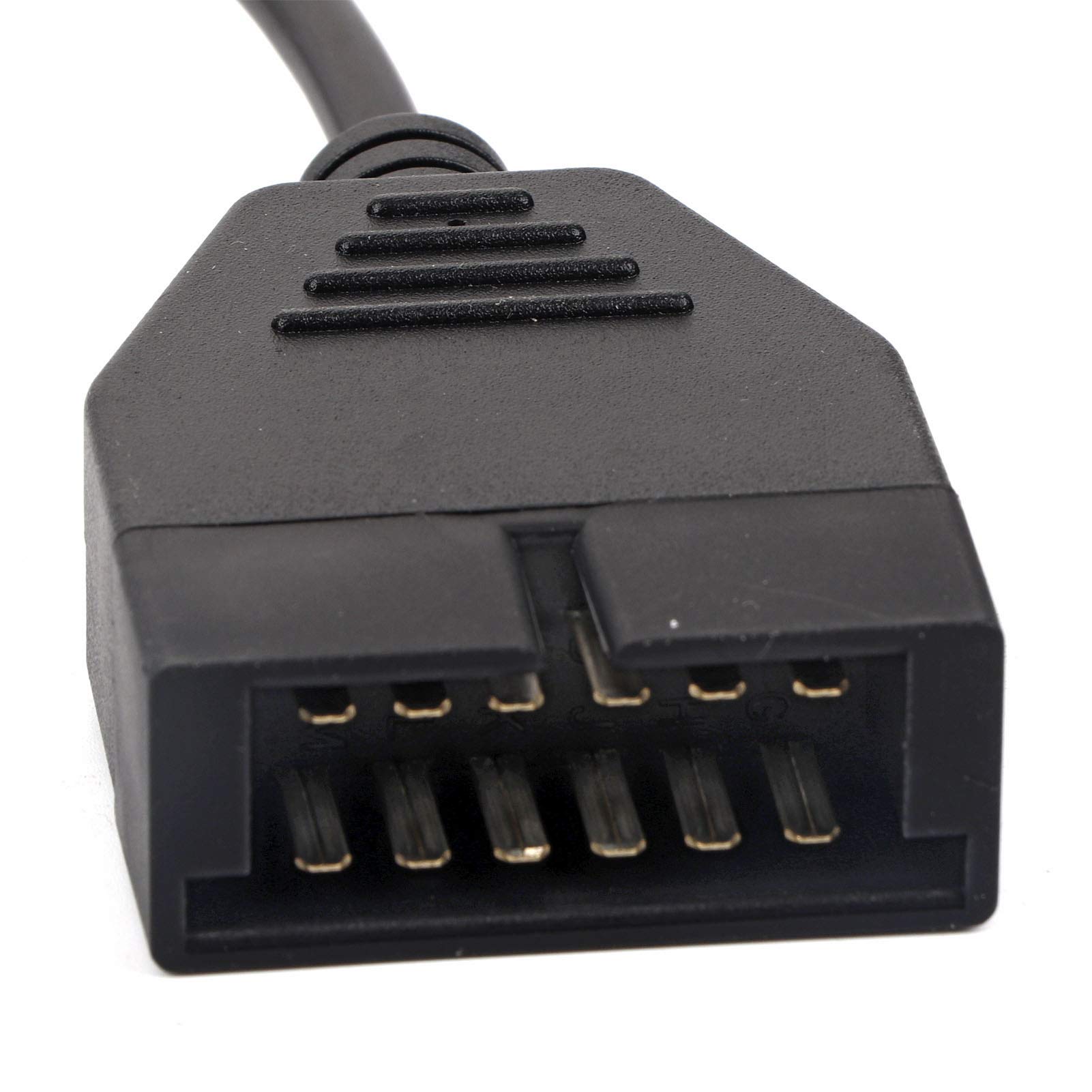 OBD1 12 Pins to OBD2 16 Pins Adapter Cable for GM Diagnostic Tool Adapter Scanner Cable 12pins Male Connector OBDII 16pins Female Connector
