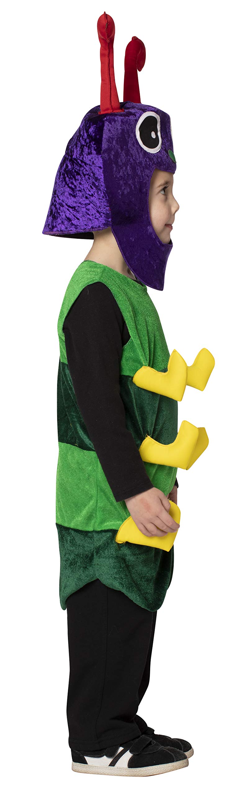 Rasta Imposta Caterpillar Colorful with Headpiece Parent and Child Pair Halloween Costume Set