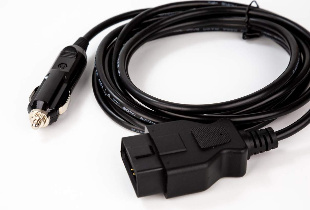 OBD2 Male to Cigarette Lighter Memory Saver Adapter Cable Car OBDII Emergency Power Supply Cable