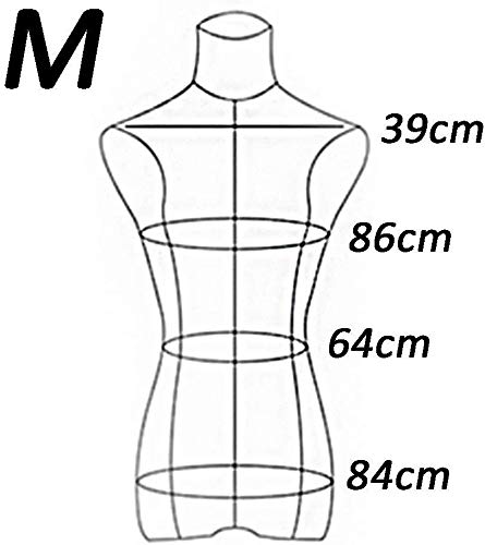 Mannequin Torso Mannequin Dress Form Torso Female Tailors Dummy Mannequin Dressmakers Dummies Display Bust with Arm Active Suitable for Clothing Show (Black Medium) (Blac