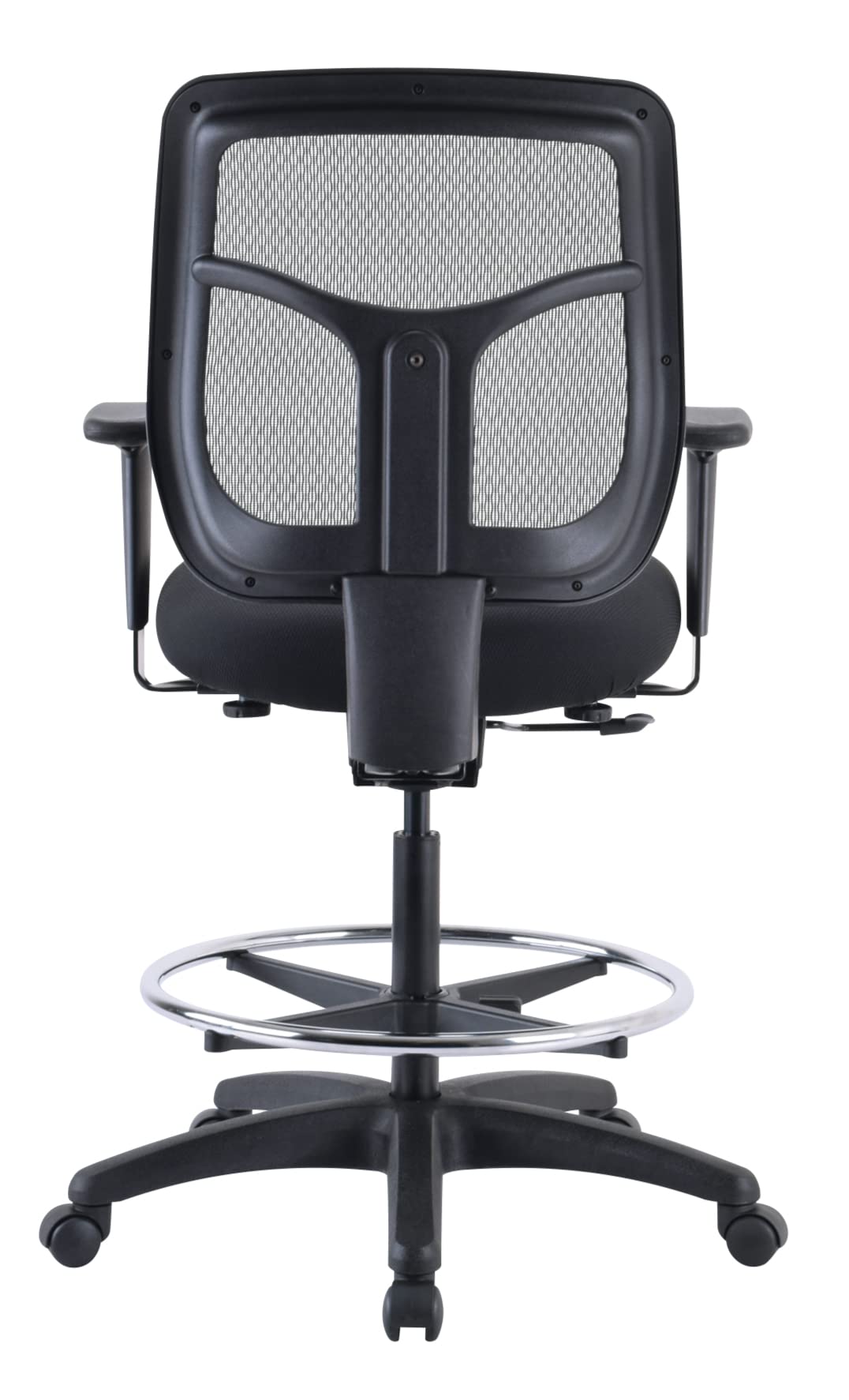 Raynor EuroTech Apollo Mesh Fabric Back Fabric Drafting Chair, Black (DFT9800)