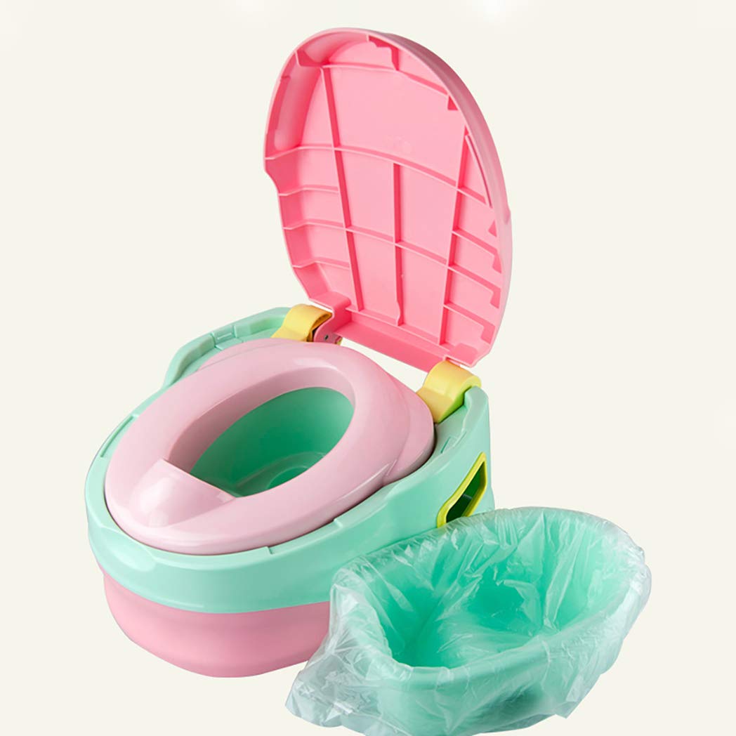 Potty Liners Disposable Toddler Disposable Potty Bags Potty Chair Liners with Drawstring for Baby Toilet (XL)