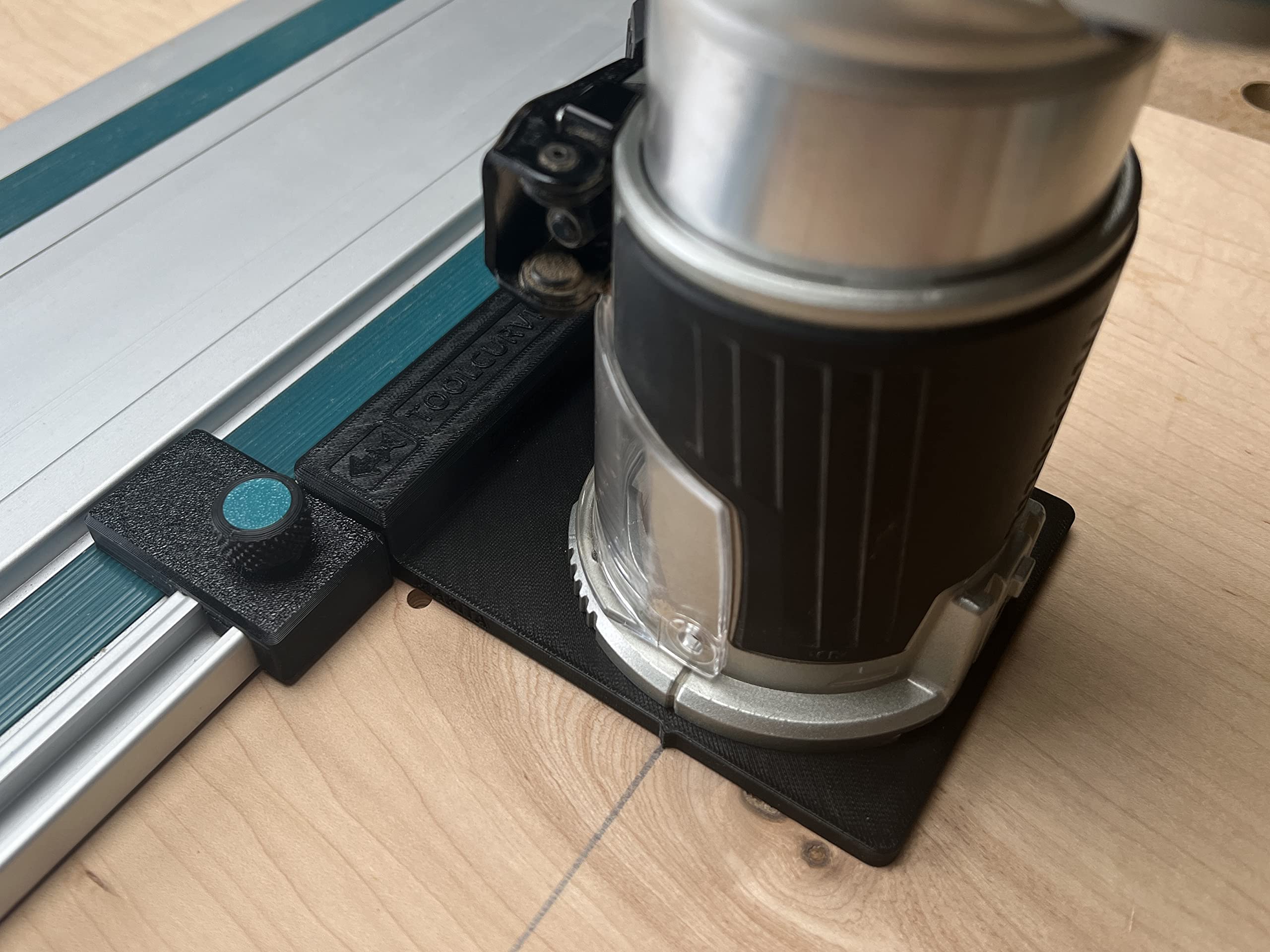ToolCurve Guide Rail Adapter Compatible with Makita Router - Made in USA