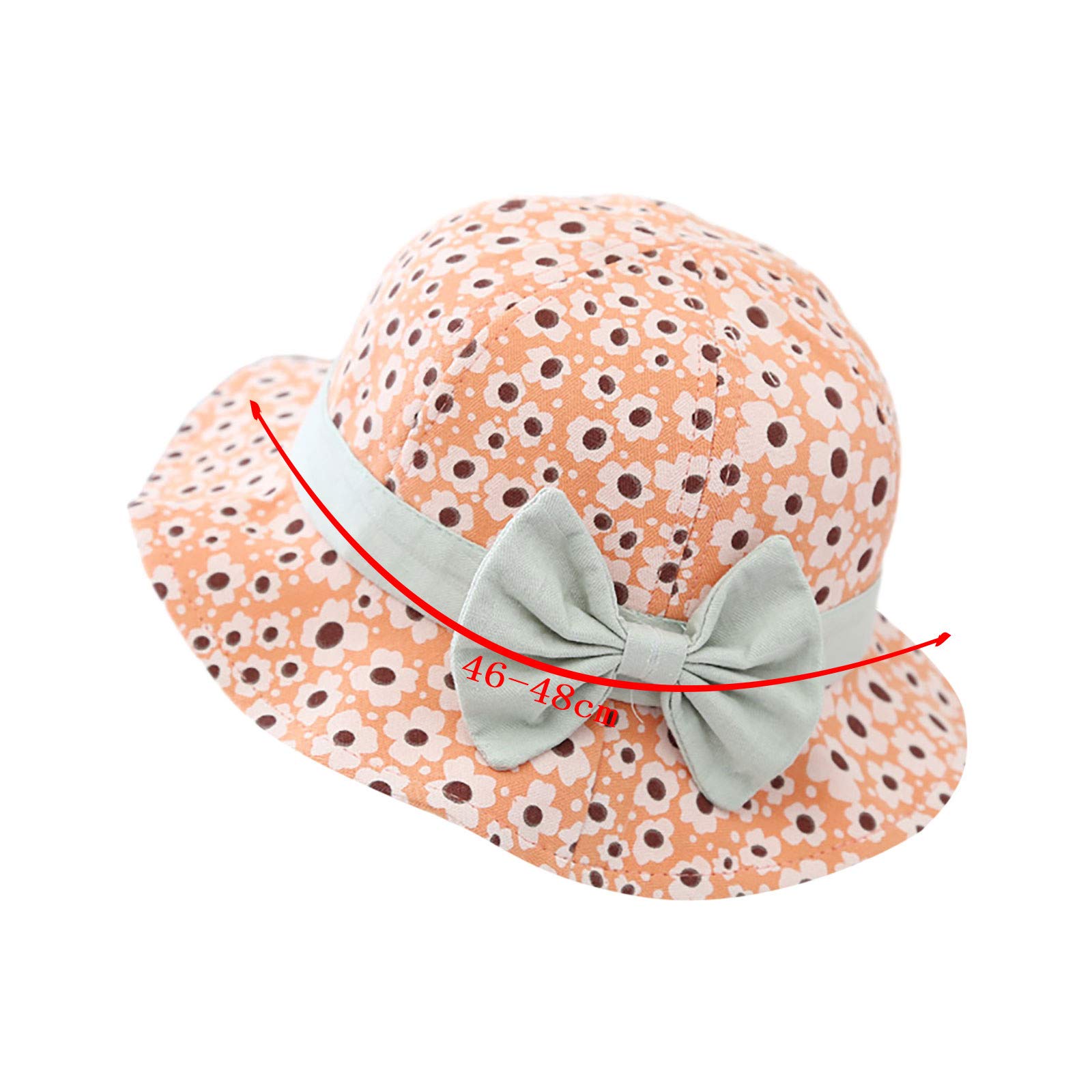 Toddler Baby Kids Summer Bucket Hat Outdoor Sun Hat Print Fisherman's Hat(Blue, Free)