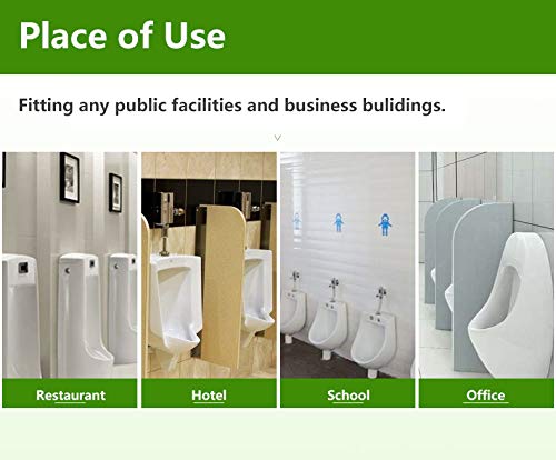 Tigerboss Urinal Screen Deodorizer (30 Pack) - Scent Lasts for Up to 30 Days – Anti-Splash &Ideal for Any Public Business Facilities Bathrooms Blue