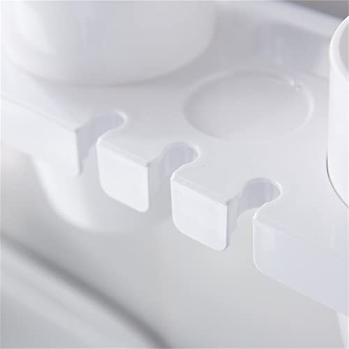 MAJHER Dryer Stand, Bathroom Organizer Storage Rack Hair Dryer Holder Wall Shelf Toothbrush Holder Comb Stand Bathroom Accessories Set