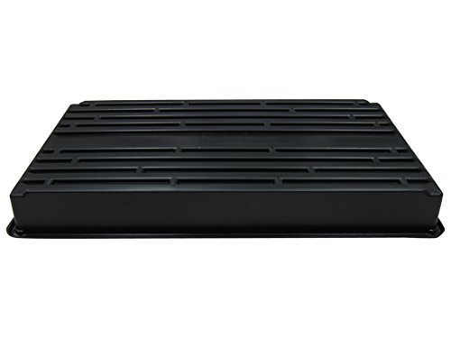 Yield Lab 10 x 20 Inch Black Plastic Propagation Tray (10 Pack) β Hydroponic, Aeroponic, Horticulture Growing Equipment