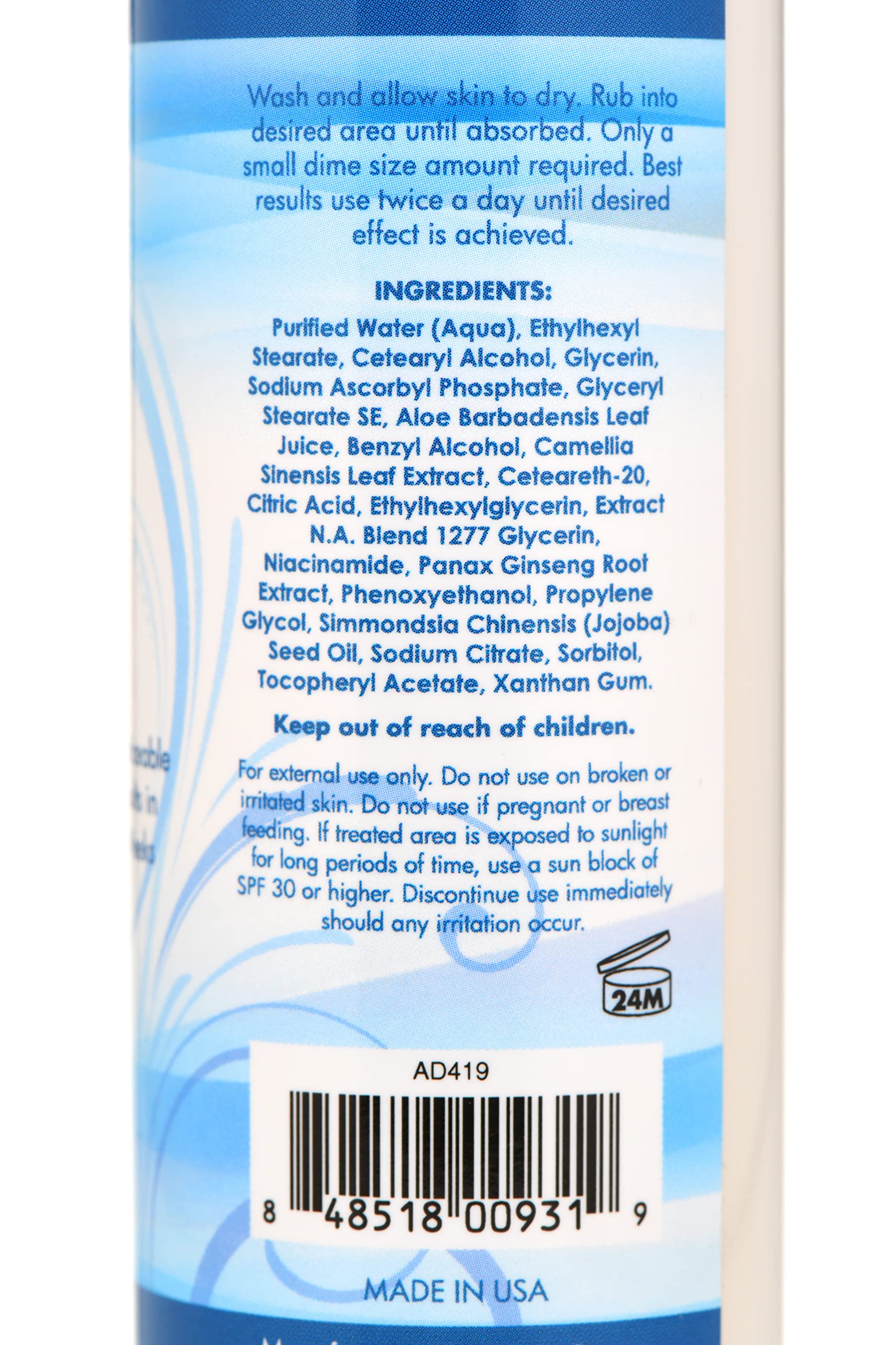 Master Series XR Brands Anal Bleach with Vitamin C and Aloe,White,6 Fl Oz (Pack of 1),AD419