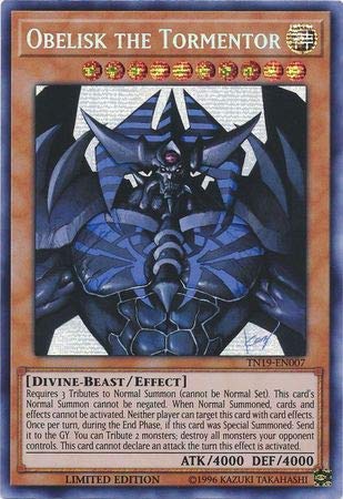 Obelisk the Tormentor (alternate art) - TN19-EN007 - Prismatic Secret Rare - Limited Edition