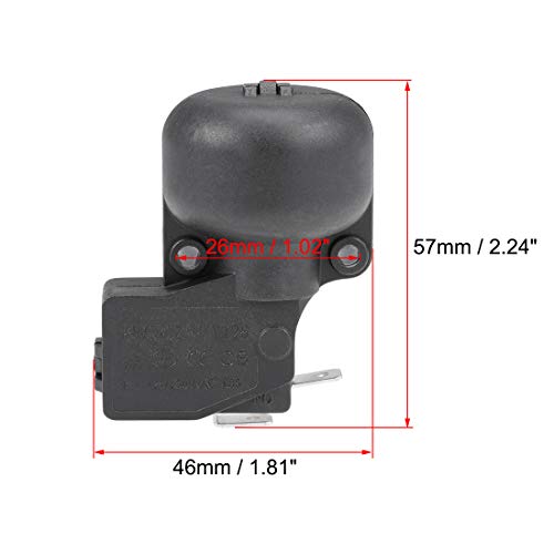 uxcell Tip over Switch AC 125V/250V 16A Anti Tilt Dump Switch for Patio Garden Heaters Electric Fan