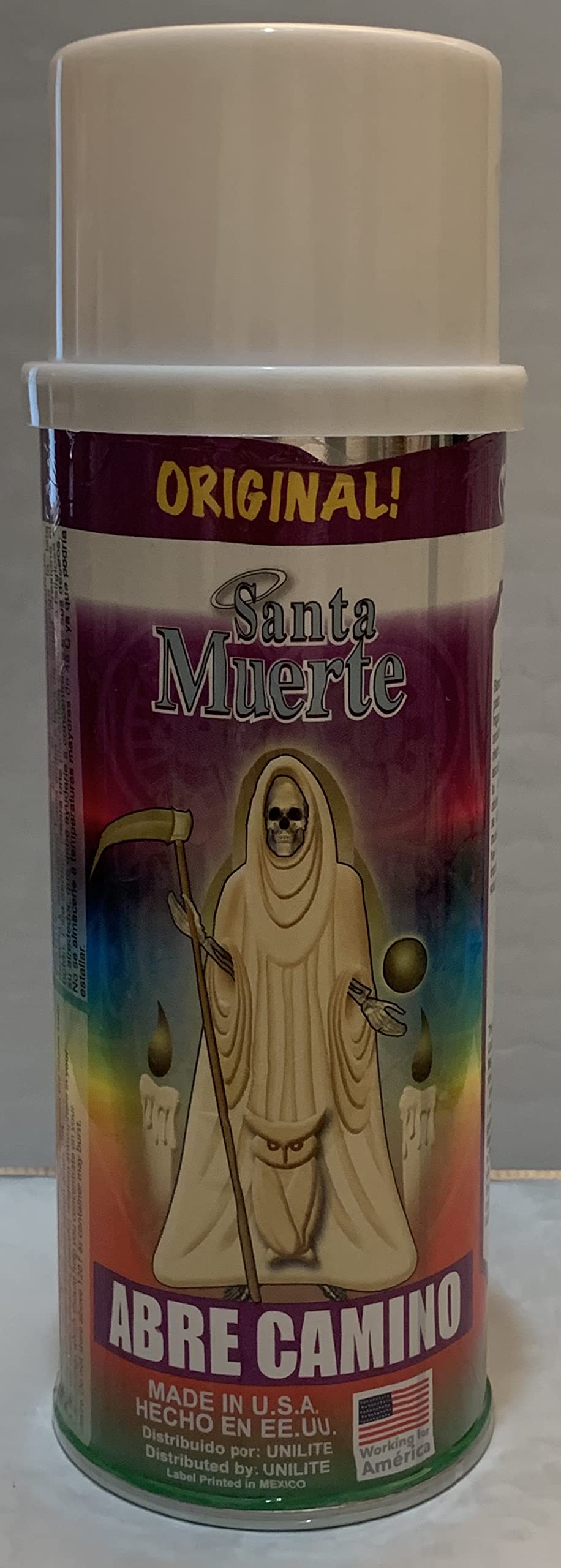 Spray Esotérico SANTA MUERTE - ABRE CAMINO(ROAD OPENER) Producto Esotérico, white, Medium