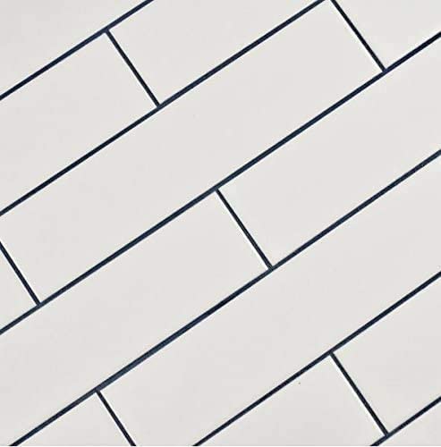 Matte White Subway Tile 2" X 8" (60 Pieces- Box of 6.5 Sqft), Wall Tile, Backsplash Tile, Bathroom Tile, Designed in Italy