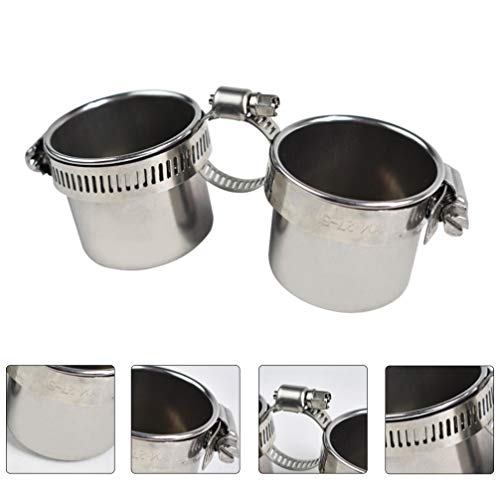 Zerodeko 1pc Parrot Food Cup Bird Cages for Parakeets Parrot Water Bowl Bird Feeder for cage Crate pet Accessories Parrot Feeder Container Drinking Fountain Stainless Steel Feeding Machine