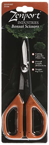 Zenport ZS106 Scissors, Bonsai/Floral Pruning, 8.3-Inch Long