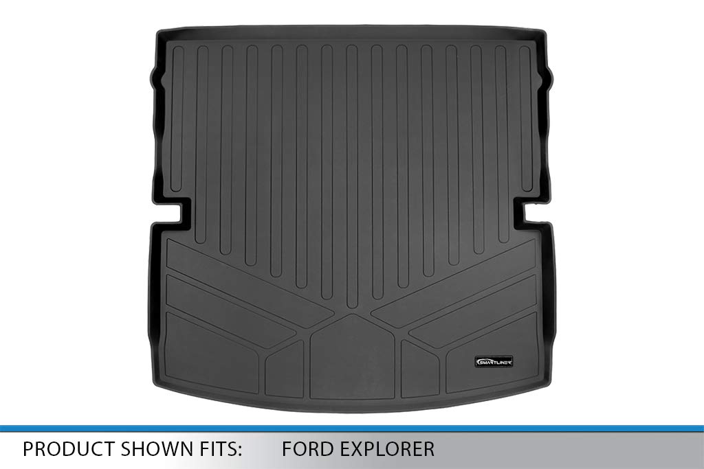 MAXLINER All Weather Custom Cargo Liner Trunk Floor Mat Black Compatible with 2020-2023 Ford Explorer