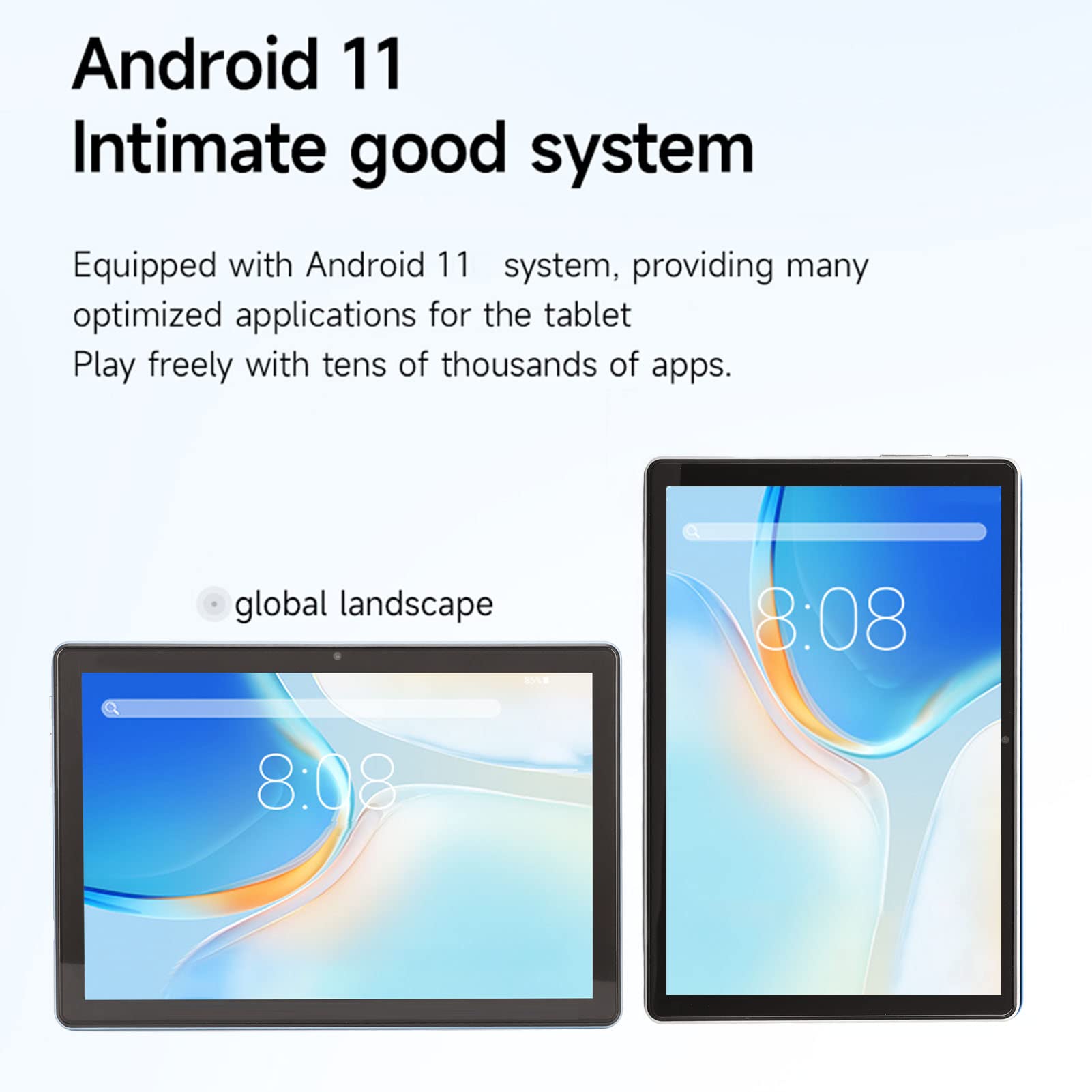 Pssopp Gaming Tablet, for Android 11 10in Tablet for Daily Use (Blue)
