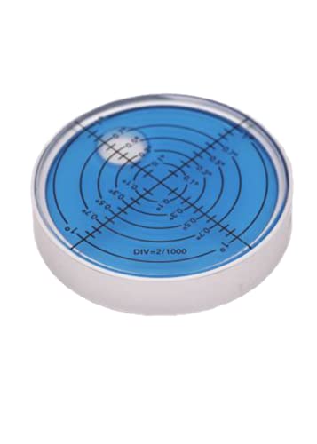 Universal Luminous High Precision 6'/2 Bubble Level, Durable Horizontal Round Bubble Spirit level, 2.36" 60mm, with Magnetic Base for Professional Measuring,Thinckness12mm (Magnetic)