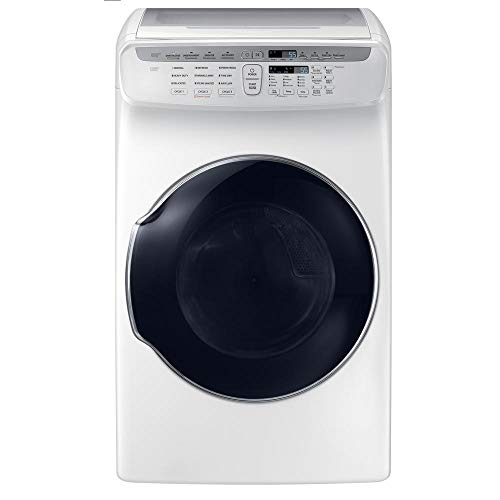 SAMSUNG DVG55M9600W 7.5 cu. ft. Smart Gas Dryer with FlexDry(TM) in White