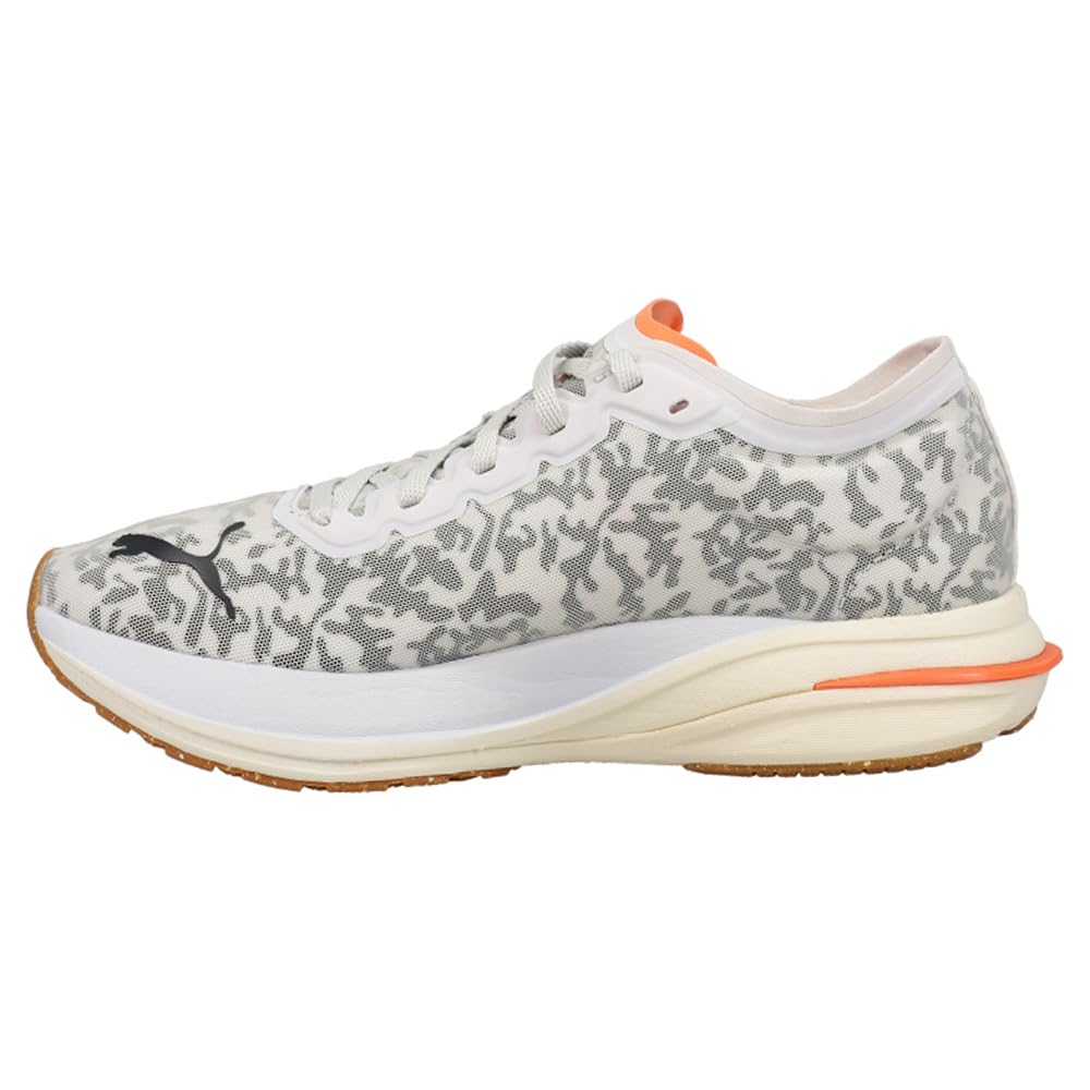Puma Womens Deviate Nitro Lace Up Running Sneakers Shoes - Grey - Size 8.5 M
