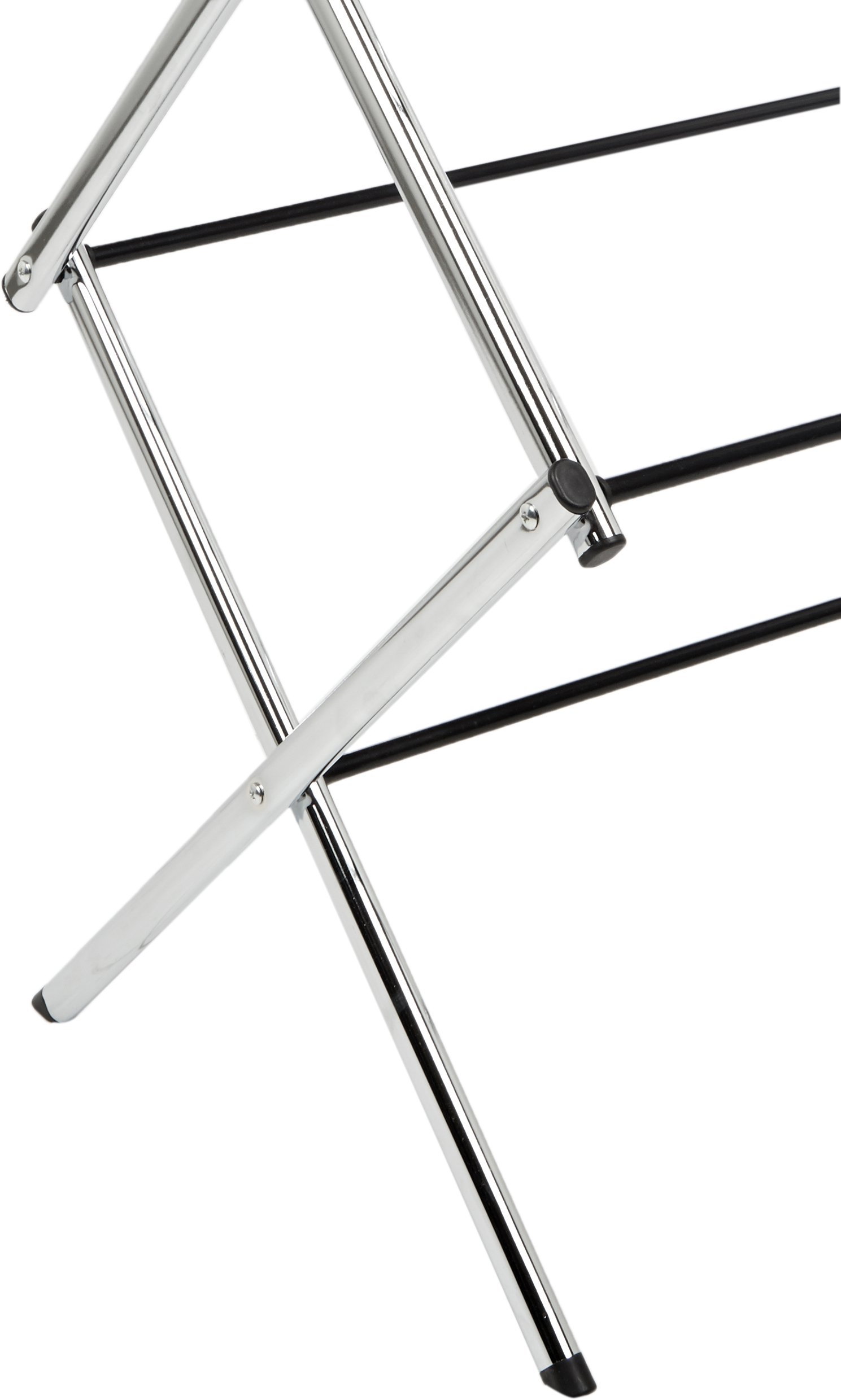 Pyle XPB20-288S PYRPUCWM22 Compact & Portable Washer & Dryer, 0, White and Amazon Basics Foldable Laundry Rack for Air Drying Clothing - 41.8" x 29.5" x 14.5", Chrome