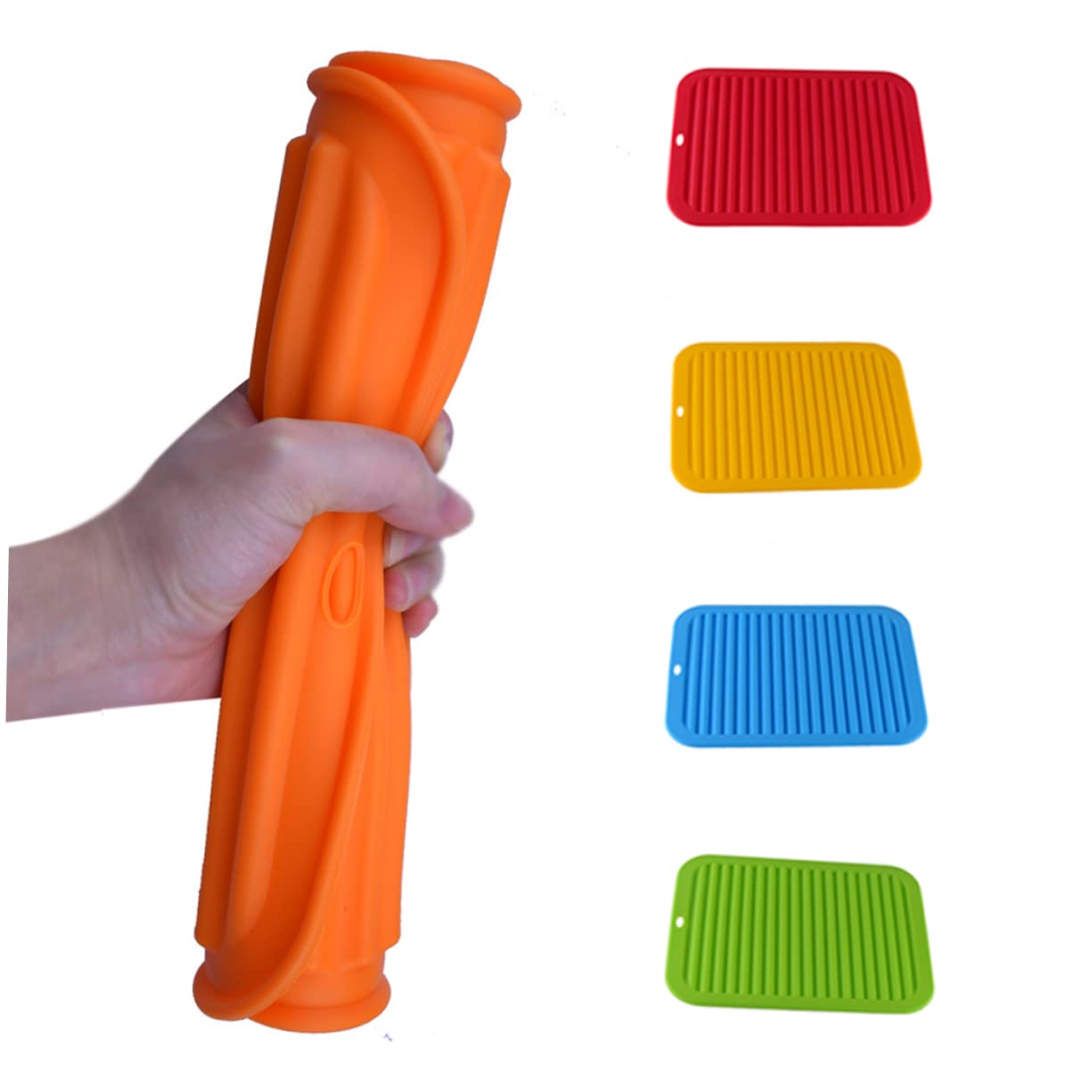 OKUMEYR Drain Tray Drying Mat Insulation Pad Silicone Mat Mat Large