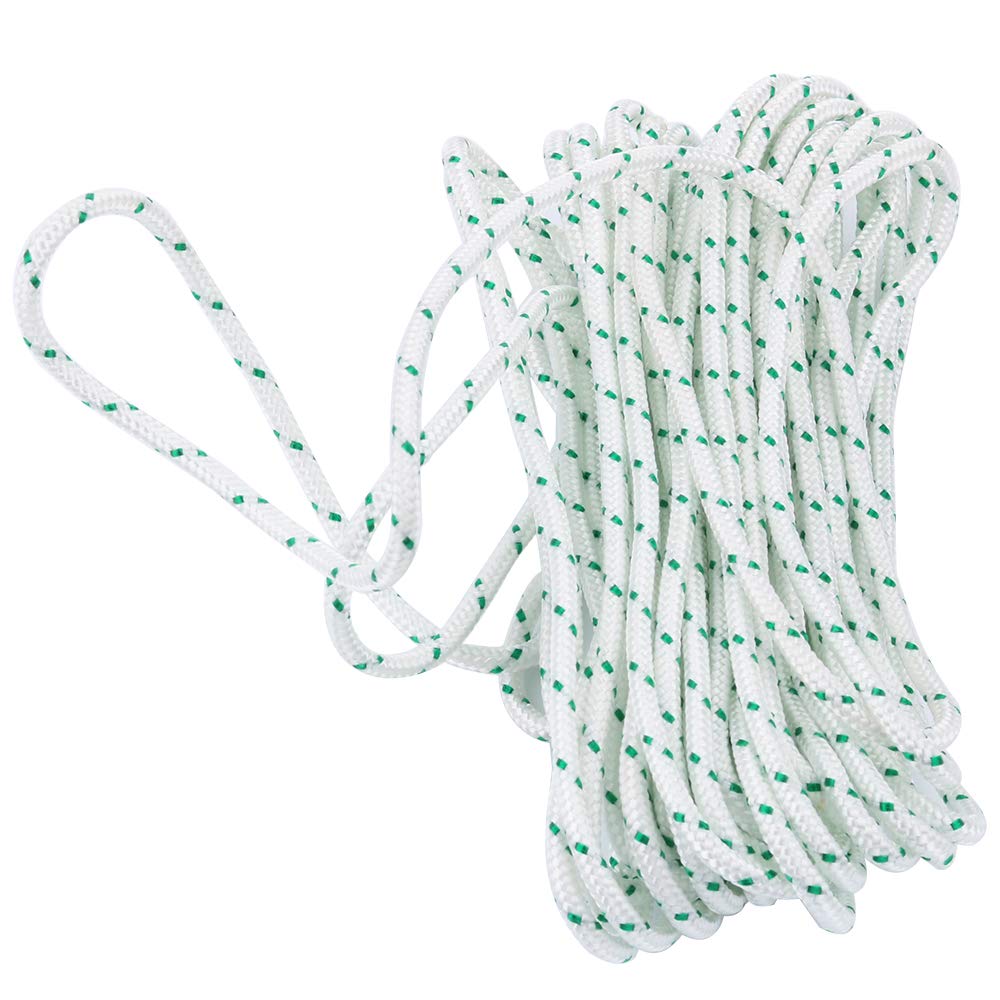 Mannial Recoil Starter Rope 12-Meter, Diameter: 4.0mm, Pull Cord for Sears Craftsman Poulan Lawn Mower Chainsaw Trimmer Edger Brush Cutter Engine Parts